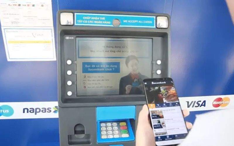 Hướng dẫn cách rút tiền bằng mã QR Sacombank siêu đơn giản